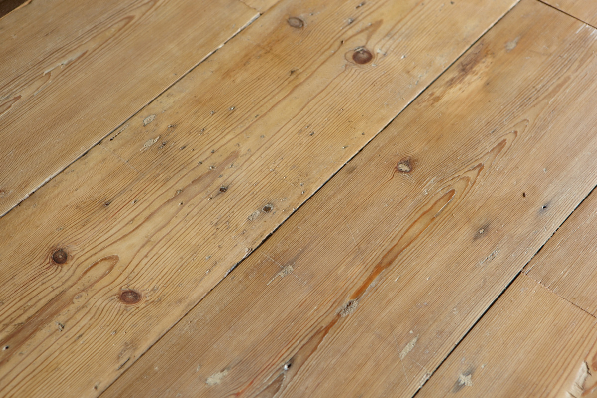Antique Wooden Floors - Original Pine Floorboards