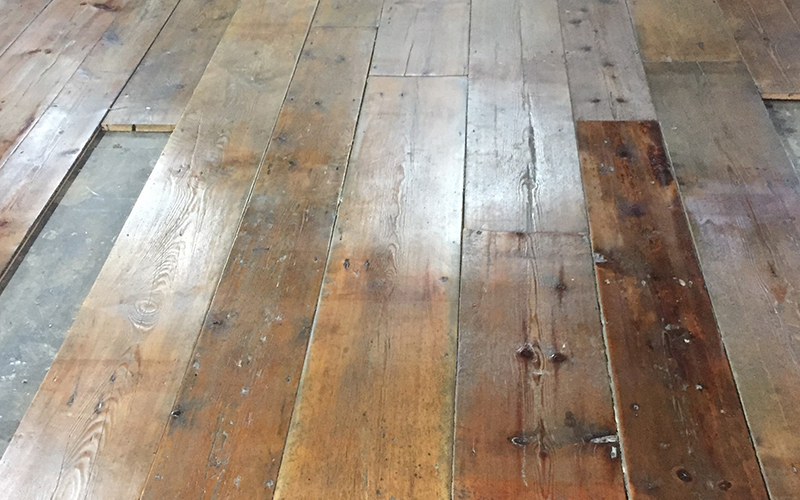 Antique Wooden Floors - Engineered Reclaimed Wide Planks